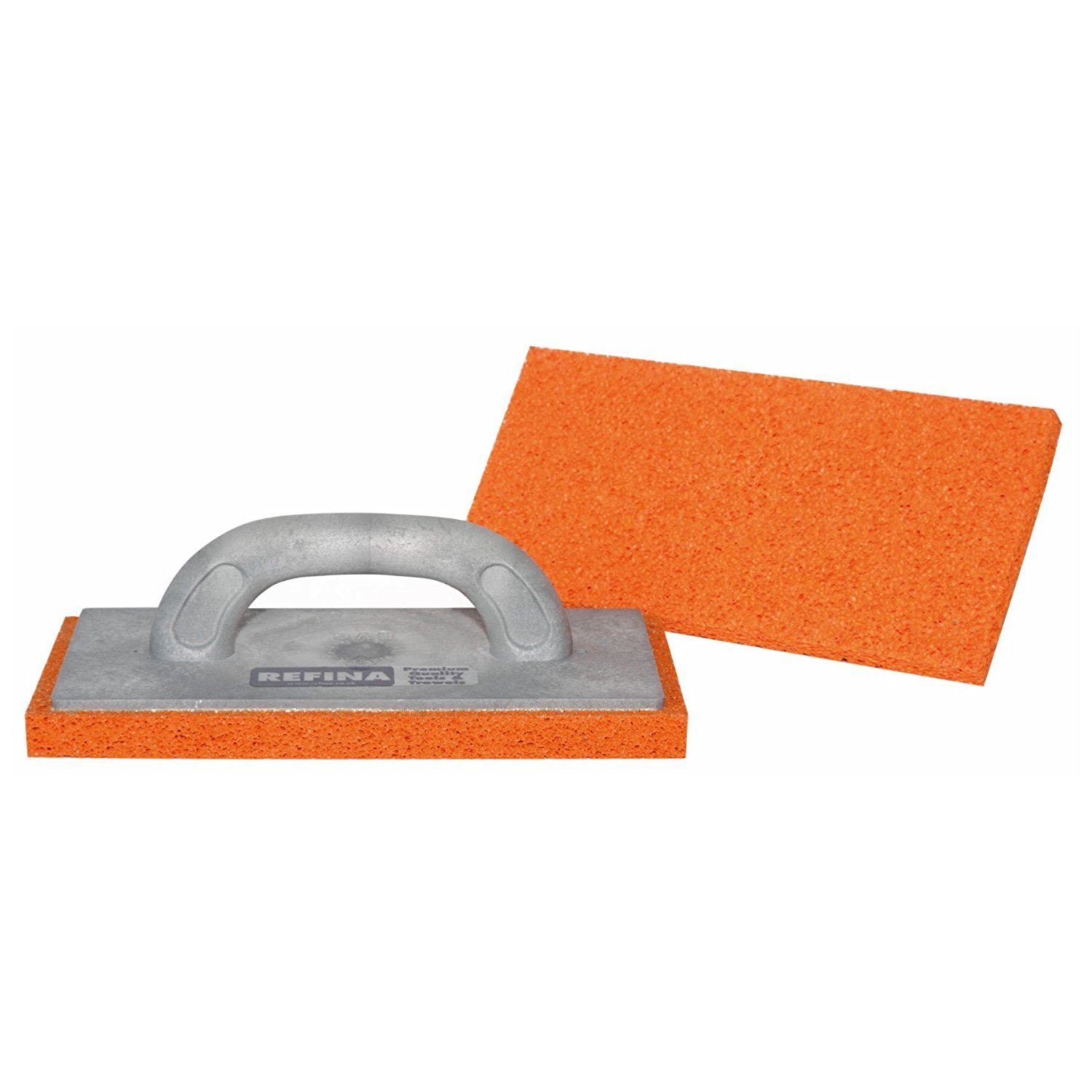 Refina 11" Render Sponge Float MEDIUM Orange Grey Handle 261126 | eBay UK