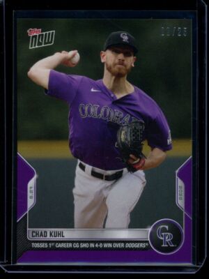 2022 Topps Now #421 Chad Kuhl Purple Parallel Card #d 22/25 | eBay