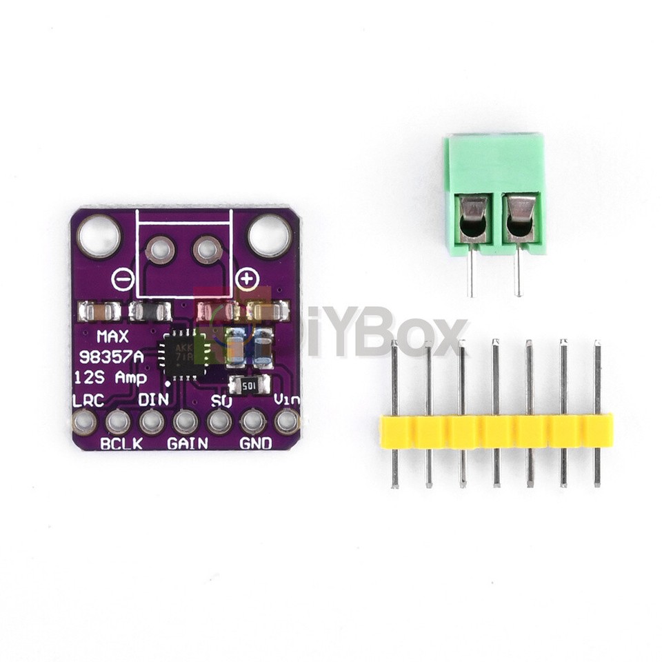Max98357 I2S Amplifier Module Filterless Amplifier Board For Raspberry ...