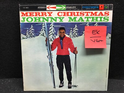 JOHNNY MATHIS / LP / MERRY CHRISTMAS / CBS 8021 / JACKET IS (EX) / DISC ...