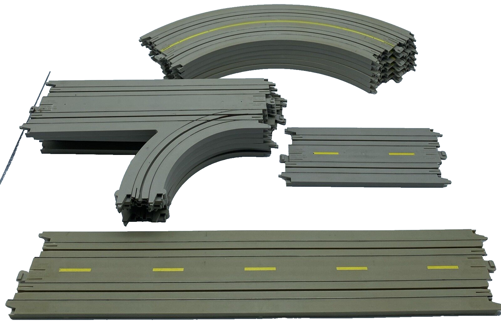 Tyco US1 Electric Trucking 14 Pieces Slot Car Track Replacement Parts ...