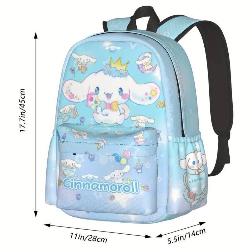 Cinnamoroll Backpack Cartoon Students Bag Handbag Travel Computer Bag ...
