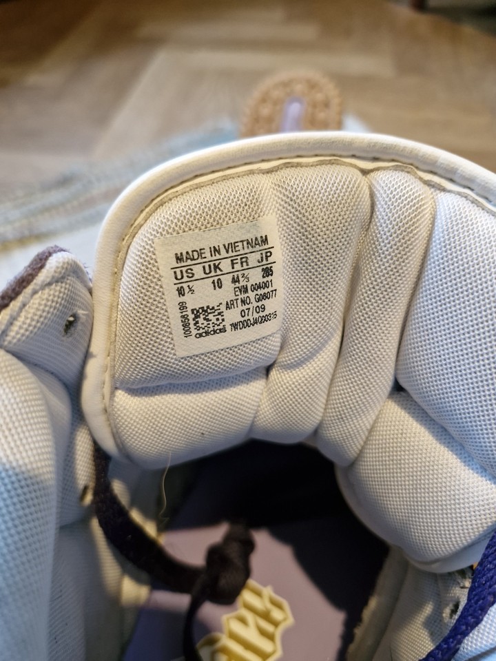 Rare Adidas Ghostface Killah Wu-Tang trainers Purple UK Size 10 | eBay UK