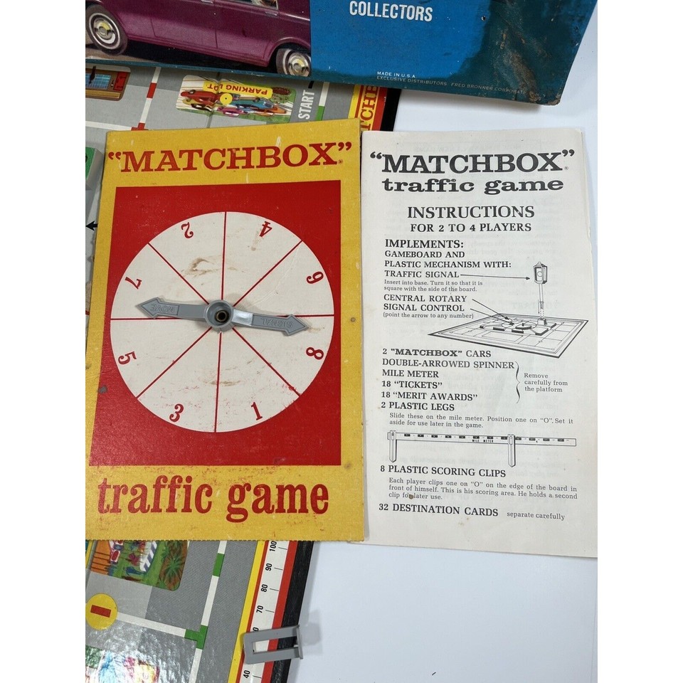 Vintage Lesney Matchbox Traffic Game Incomplete Set READ | eBay