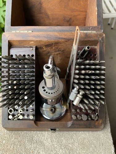 Vintage C&E Marshall Co. Moseley Watchmaker Staking Tool Set Press | eBay