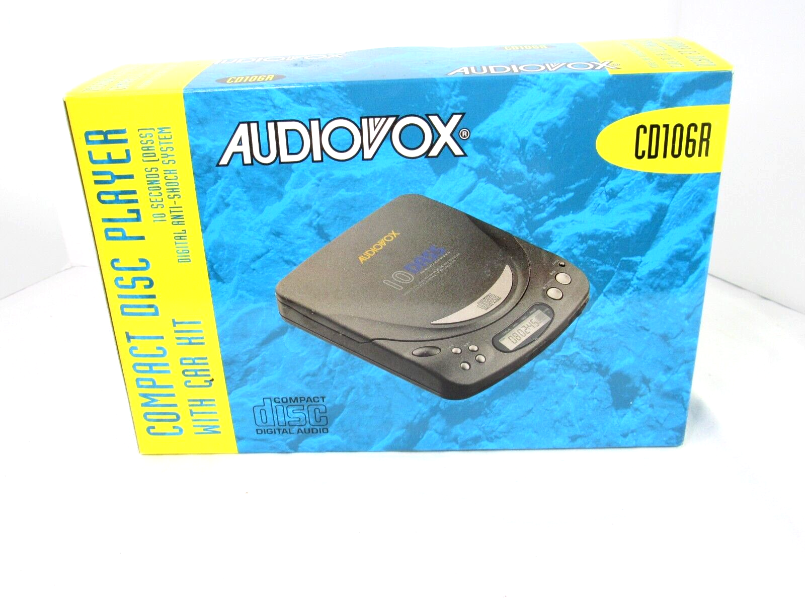 AUDIOVOX Vintage Compact Disc Digital Player CD106R NOS Collectors for ...