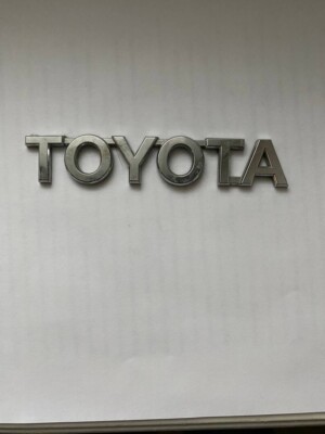 Toyota script emblem badge decal logo | eBay