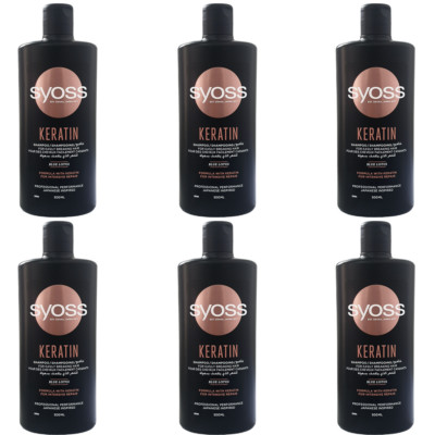 Syoss Keratin Shampoo Blue Lotus, (6er Pack) 500ml | eBay
