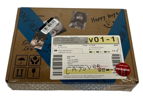 BTS V TAEHYUNG 1st Mini Album LAYOVER CD BLUE Version Target Exclusive ...