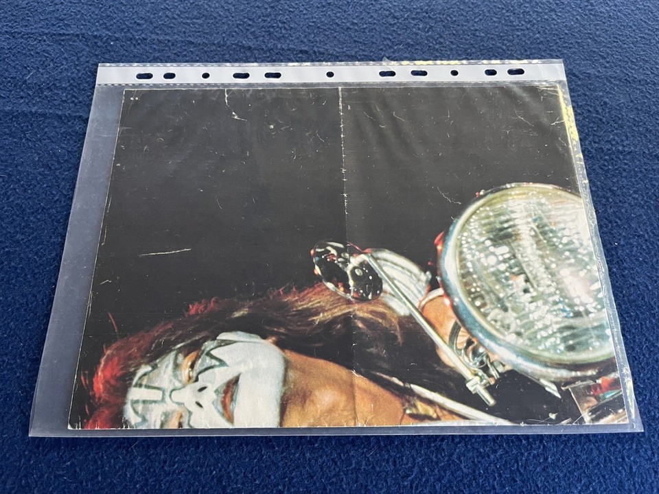 KISS 1976 ACE FREHLEY CHOPPER German Poster Music Magazine Popfoto ...