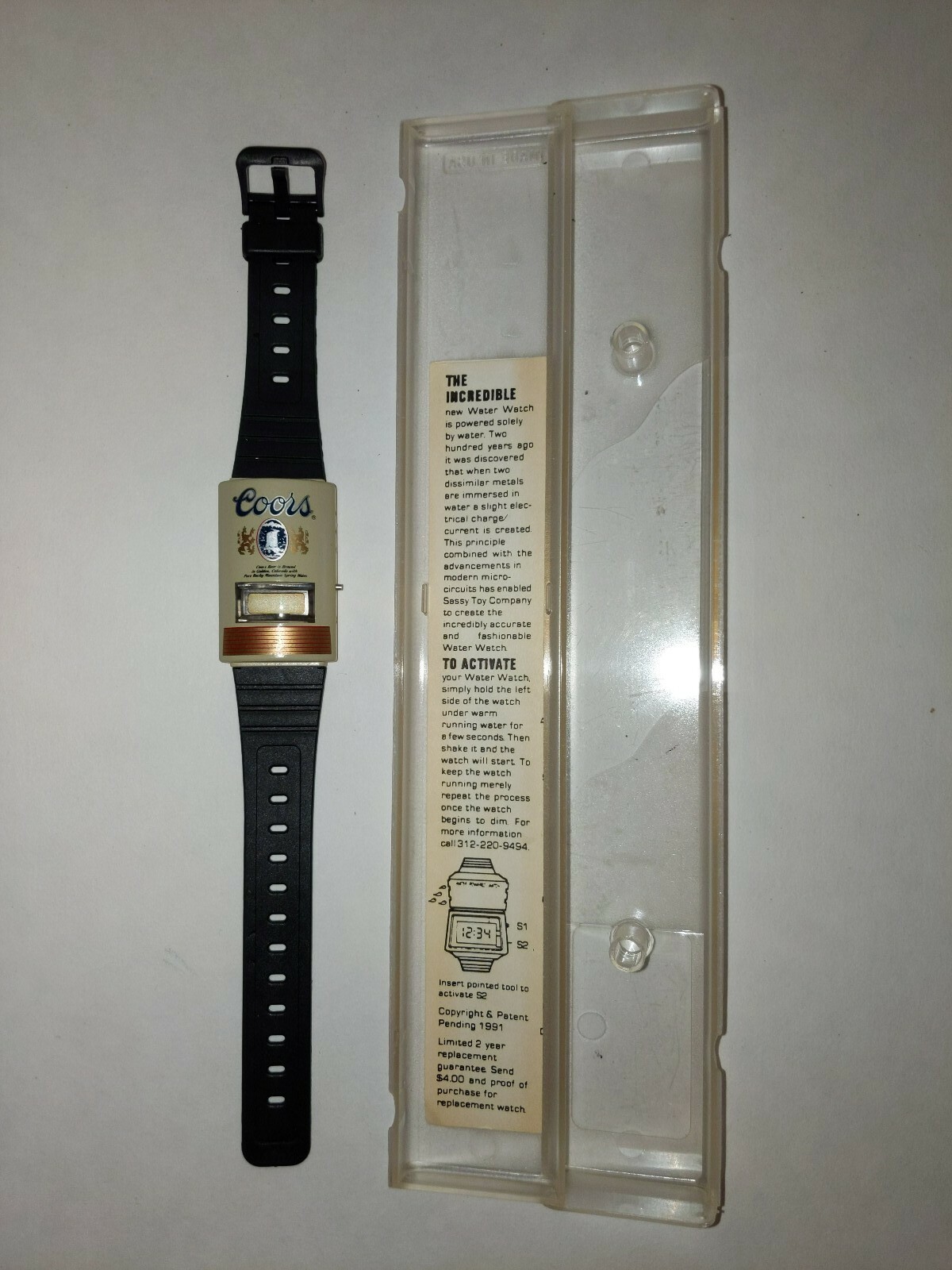 Coors Can Watch Vintage Collectors Item | eBay