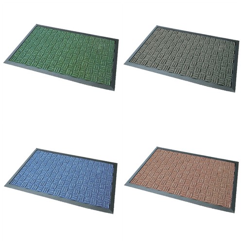 Matpro SYNTHETIC MAT 60x90cm Esteem Rubber Backed - Charcoal, Grey Or ...