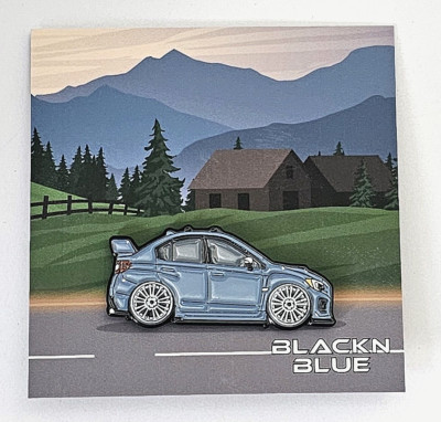 BlackN Blue: 2018 Subaru STI version 1 Limited Edition Enamel Pin #17/ ...