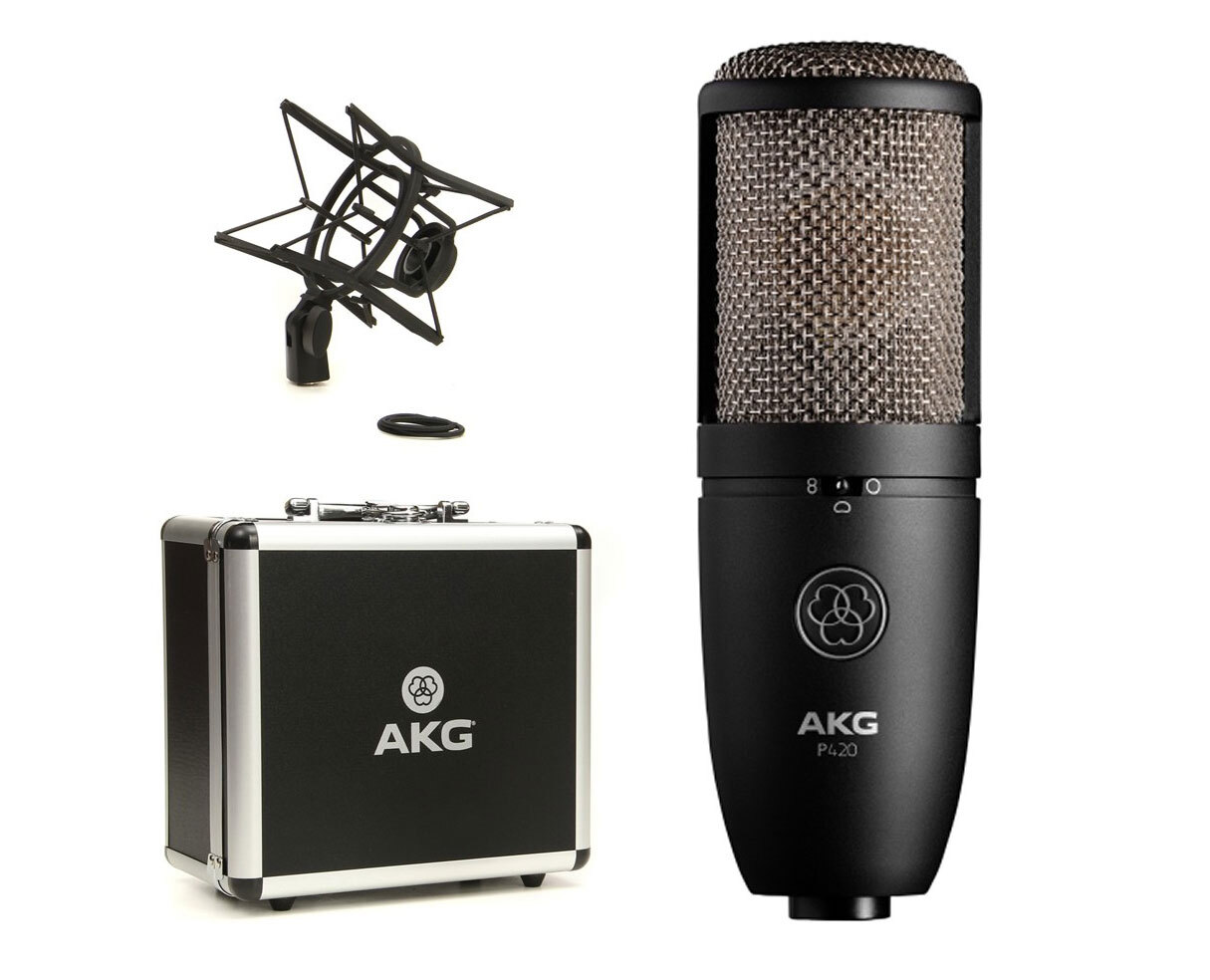 AKG P420 Multi-Patter Large Diaphragm Studio Condenser Recording Mic Microphone 885038037064 | eBay