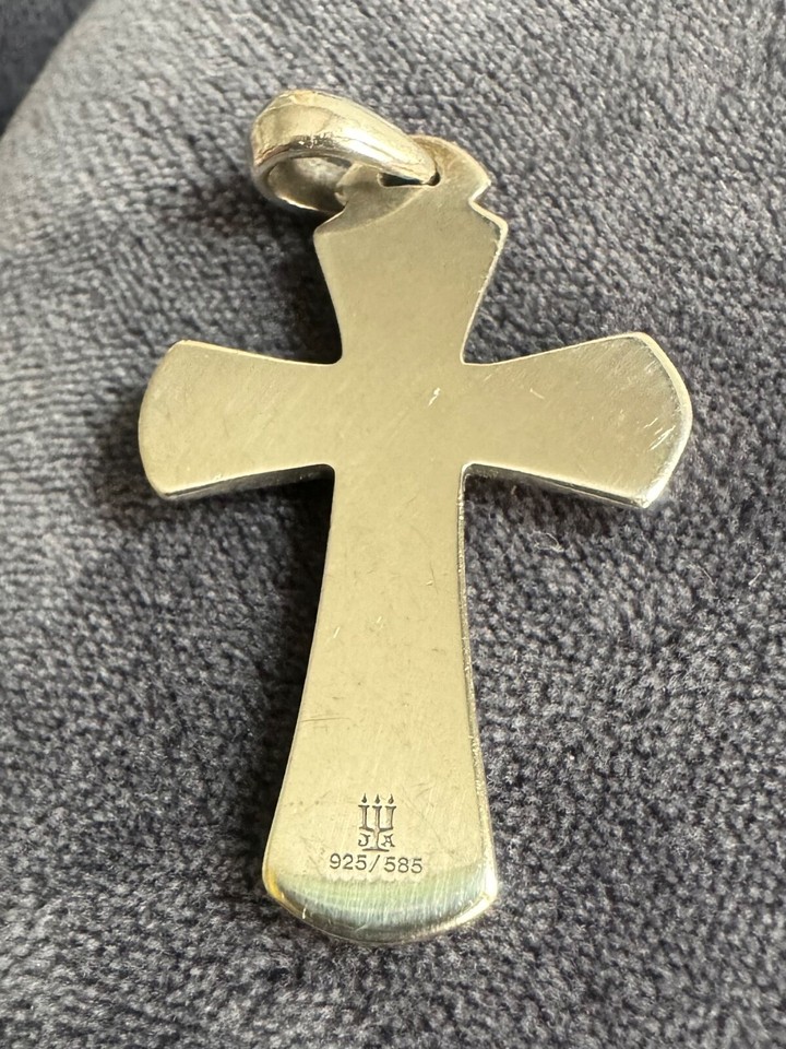James Avery two tone flare cross pendant | eBay