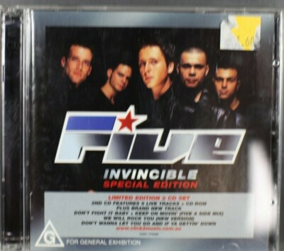 Five ‎– Invincible- 2 CDs – (C18) | eBay