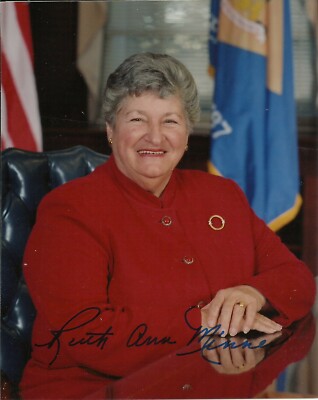 Ruth Ann Minner - Governor of Delaware Original Autographed 4x5 Signed ...