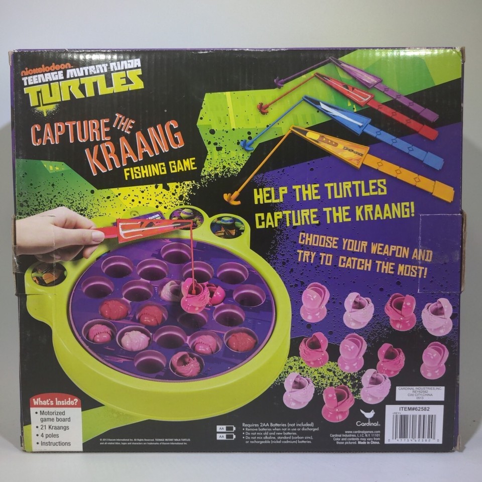 Nickelodeon TMNT Ninja Turtles Capture the Kraang Fishing Game 62582 ...