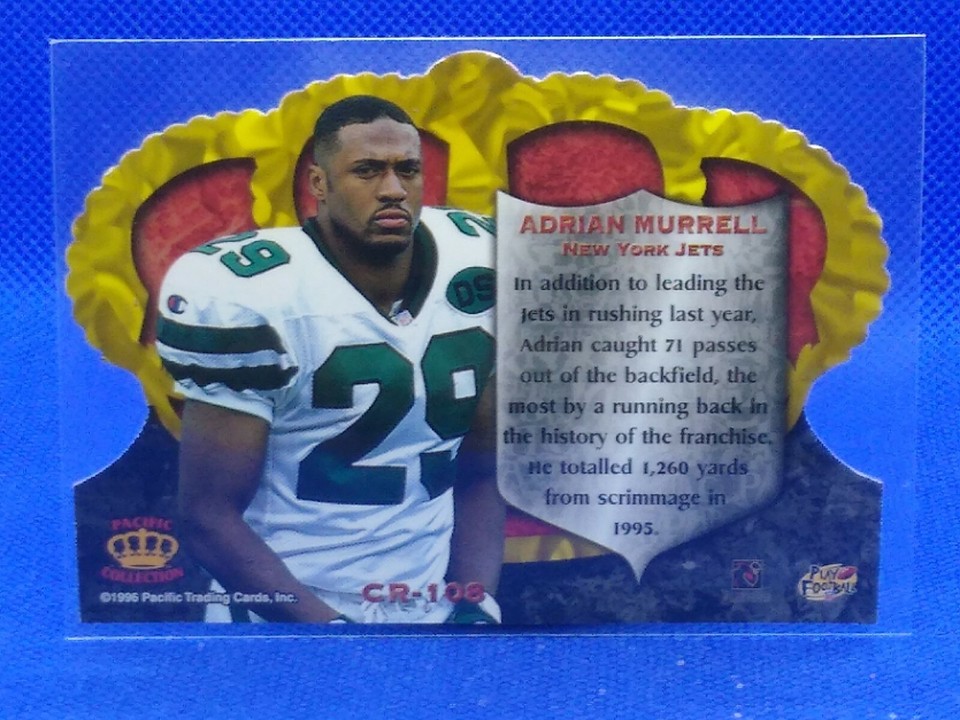 Adrian Murrell 1996 Pacific Crown Royale DIE-CUT #CR-108 | eBay