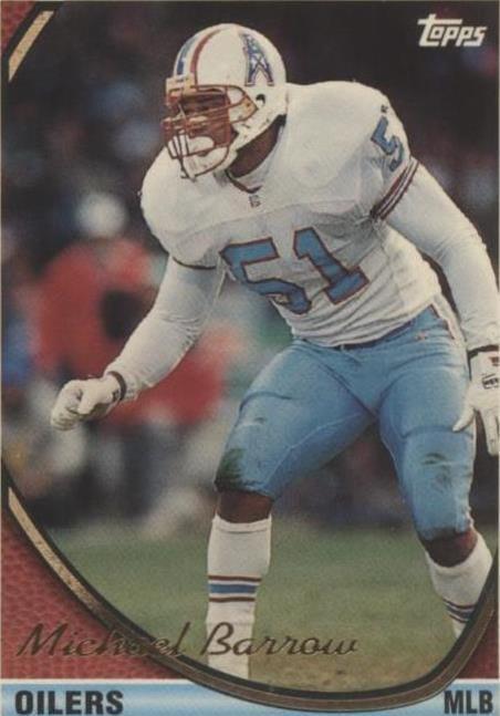 1994 Topps - Micheal Barrow #351 Name Misspelled as Michael for sale ...