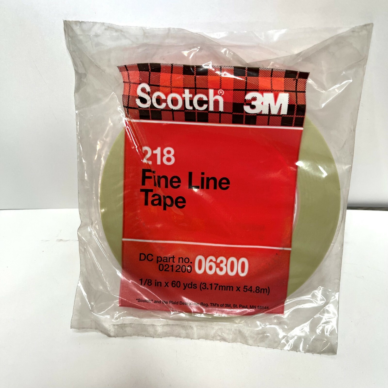 3M 218 1/8" FINE LINE TAPE #06300 | eBay