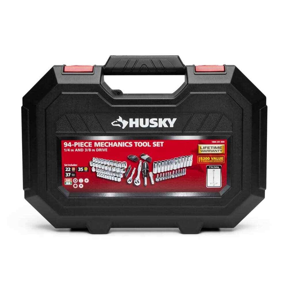 Husky Mechanics Tool Set (94-Piece) 37103329318| eBay
