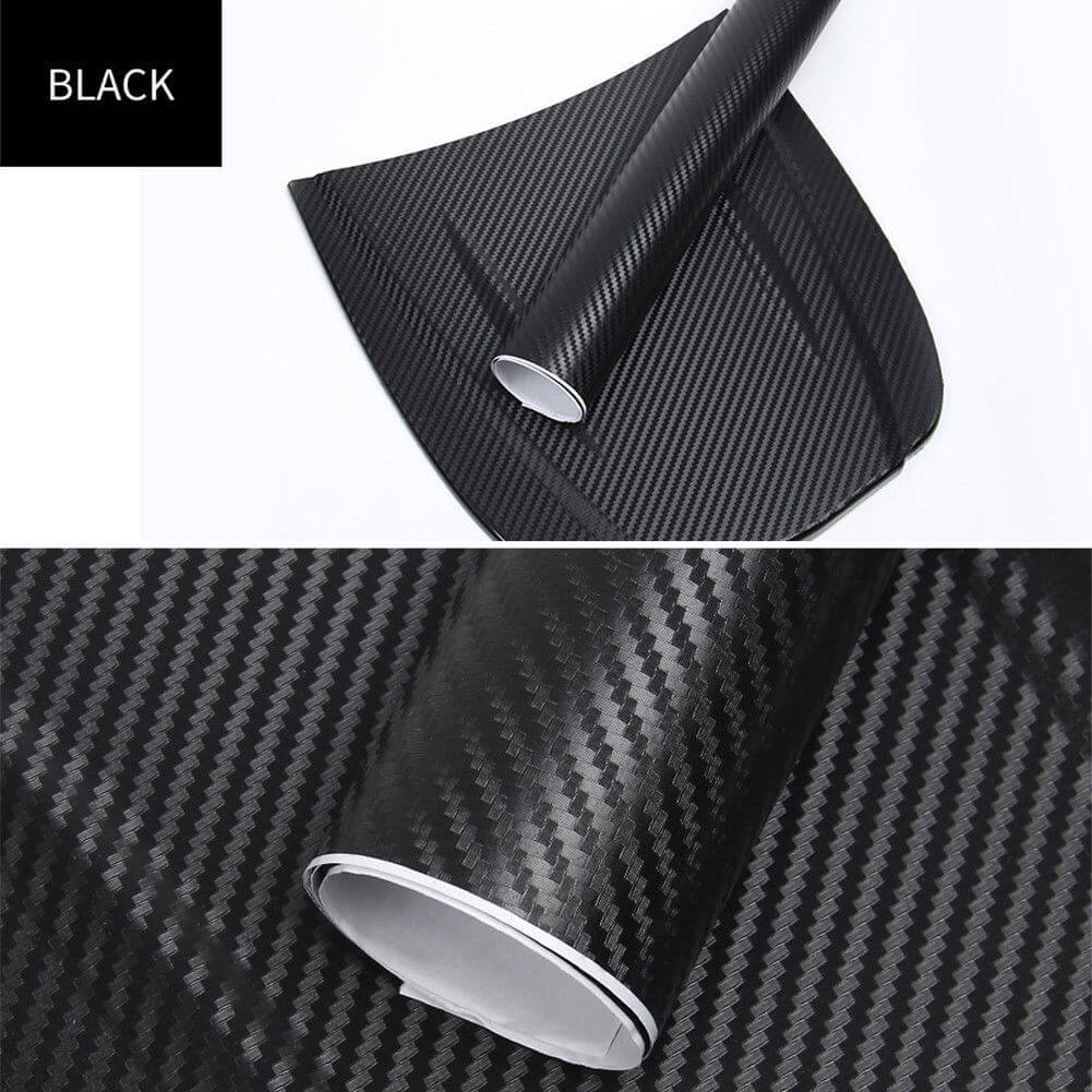 NEW 3D 5D Glossy Carbon Fiber Wrap Vinyl Decal Film Sticker Car Air ...