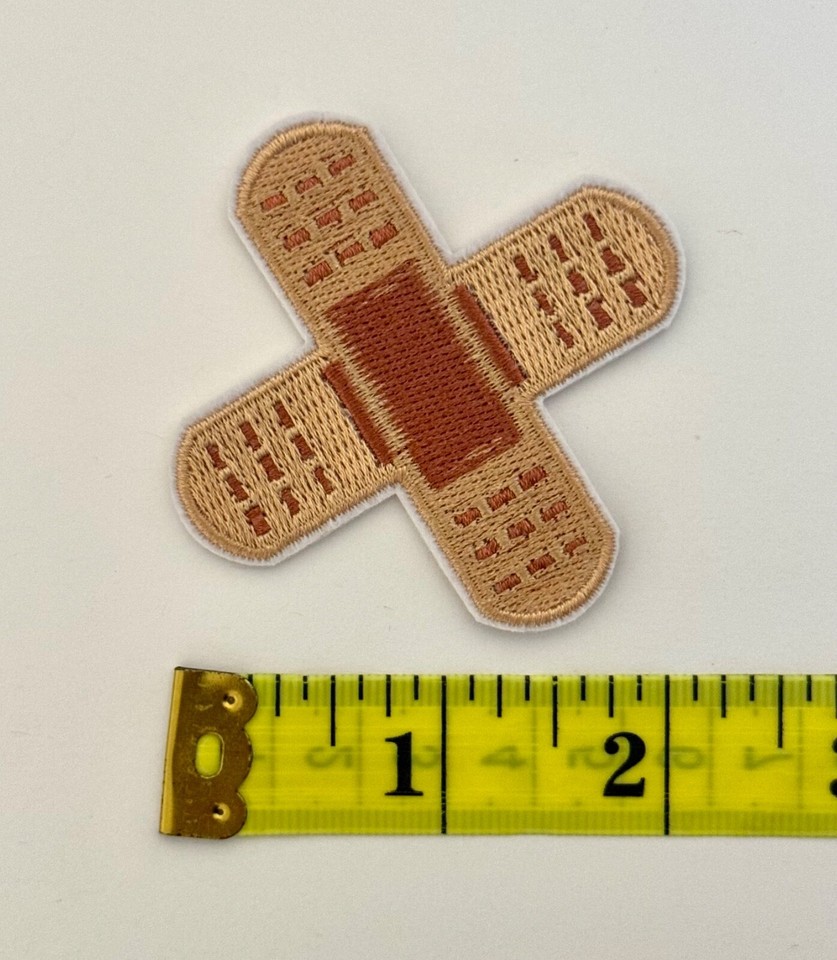 Embroidered Patch - Band-Aid - Bandage - NEW - Iron-on/Sew-on | eBay