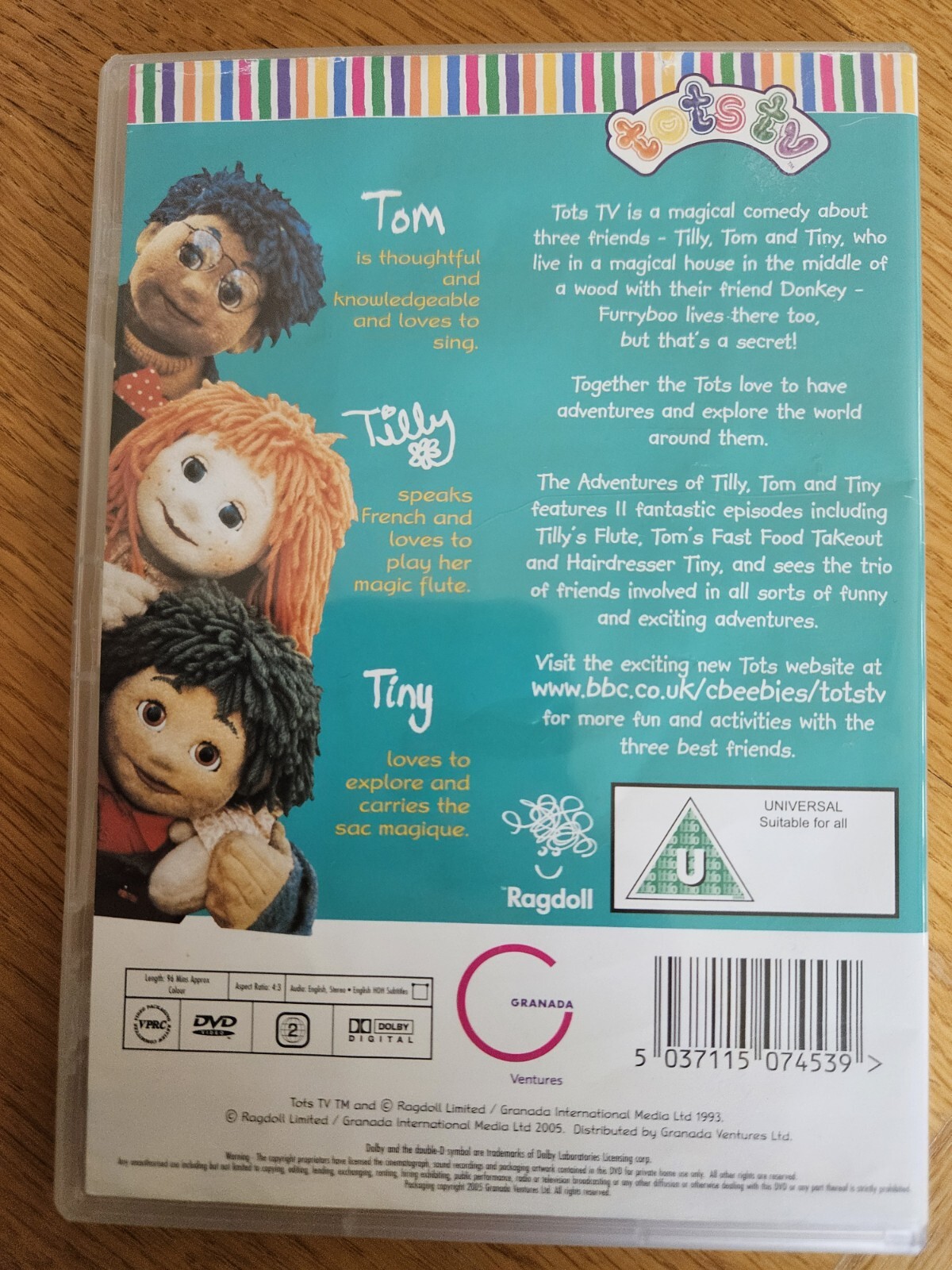 TOTS TV THE ADVENTURES OF TILLY , TOM AND TINY DVD KIDS | eBay