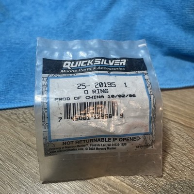 OEM QUICKSILVER MERCURY O-ring 25-20195 | eBay