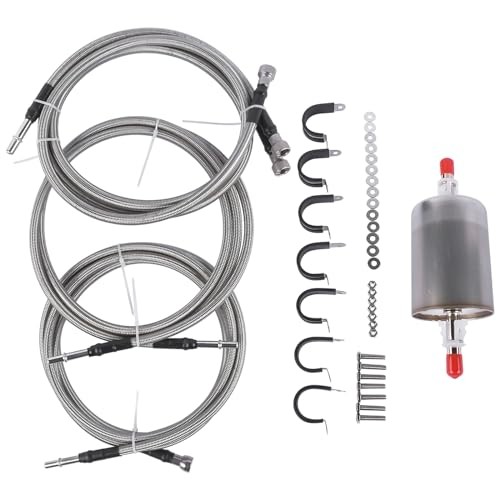 Flexible Stainless Steel Braided Fuel Line Replacement for Chevy ...