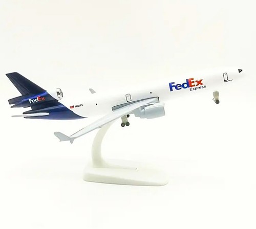 2024 Diecast 1:300 FEDEX EXPRESS MD-11 Tri Jet Cargo Airplane 8" Long ...
