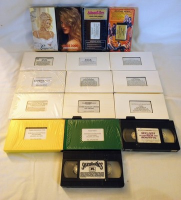 Lot of 17 Vivid Video Adam Eve Movies VHS Tapes European Connections ...