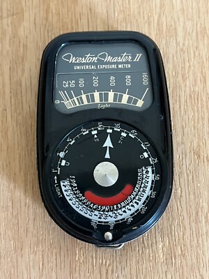 WESTON MASTER II Universal Exposure Meter - Model 735 - Vintage ...