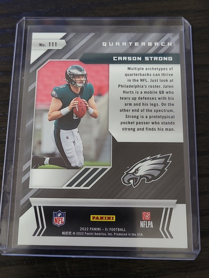 2022 PANINI XR CARSON STRONG RC Orange /99 | eBay