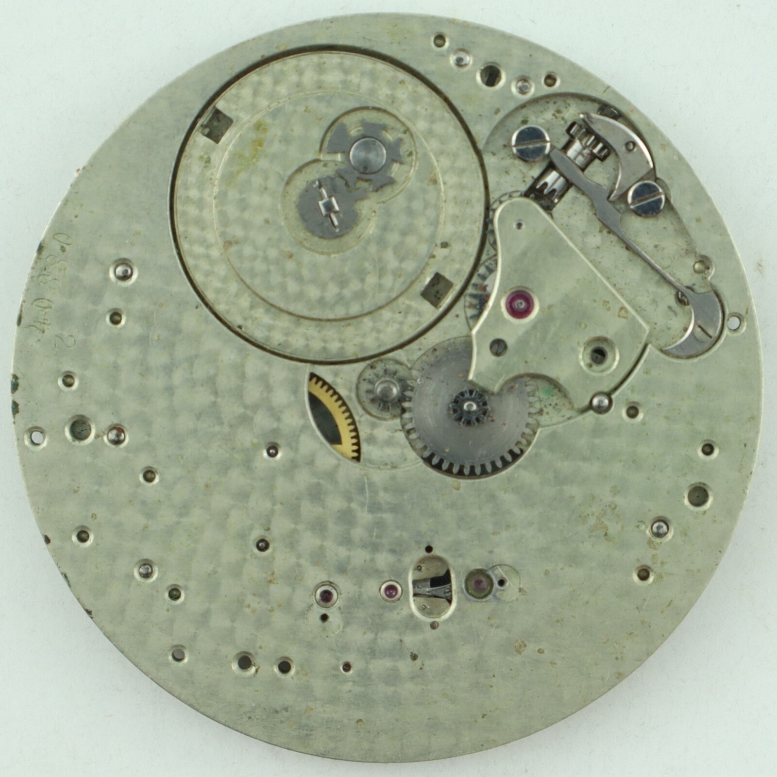 Antique 38.5mm C.H. Meylan 21 J Pocket Watch Movement Thin High Grade ...