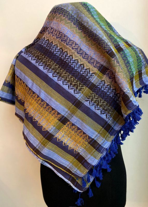 RARE Colors Original Herbawi Palestinian Keffiyeh Shemagh Arab Arafat ...