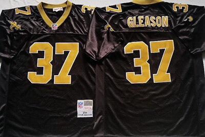 Men's New Orleans Saints 37 Top Stitched Vintage Throwback US Big ...