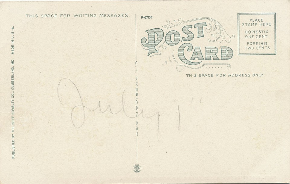 Frostburg MD * National Pike Bridge over Castleman River 1918 | eBay