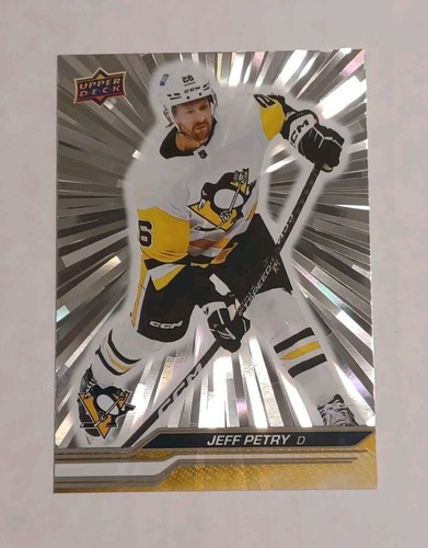 Jeff Petry SILVER OUTBURST 2023-24 Upper Deck Series 1 Hockey Card #142 ...