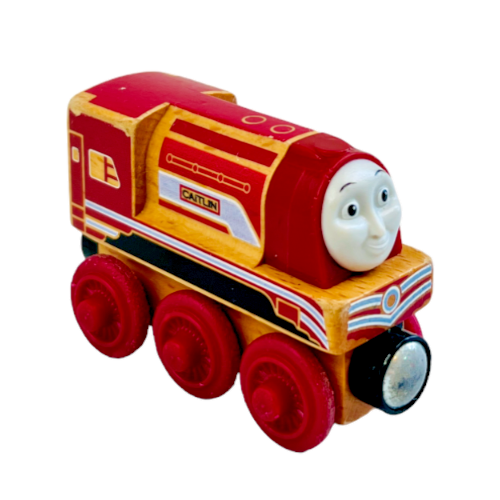 Thomas Wooden Caitlin the Train Engine Railway Friends #FHM47 Toy Play ...
