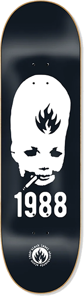 BLACK LABEL THUMBHEAD 1988 SKATE DECK-9.0 BLK/WHT | eBay