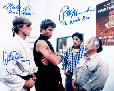 Karate Kid Cast Autographed 8x10 Movie 80's Signed Reprint Photo Auto ...