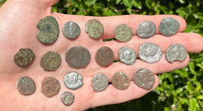 Roman Coins LOT OF 20 World Coins Roman Empire Ancient Coin Collection ...