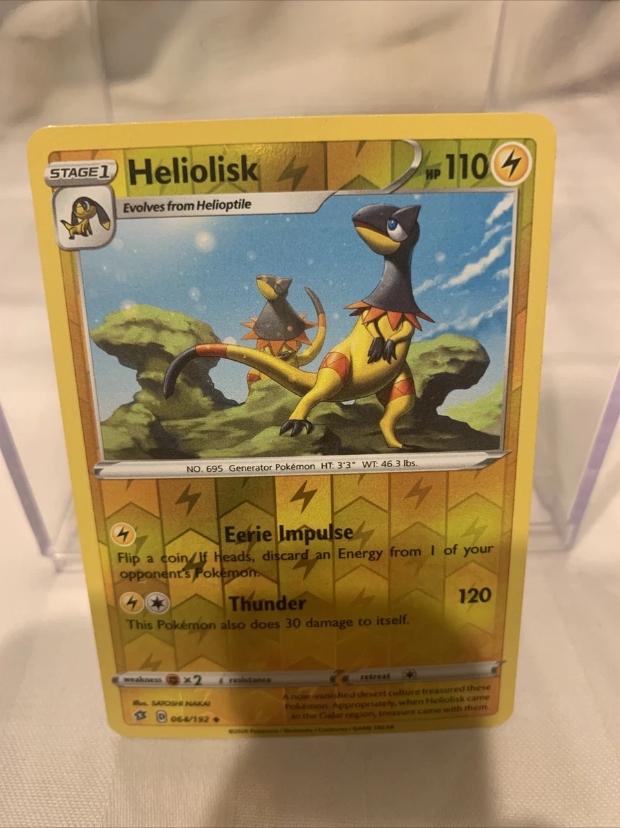 Pokemon Heliolisk Card
