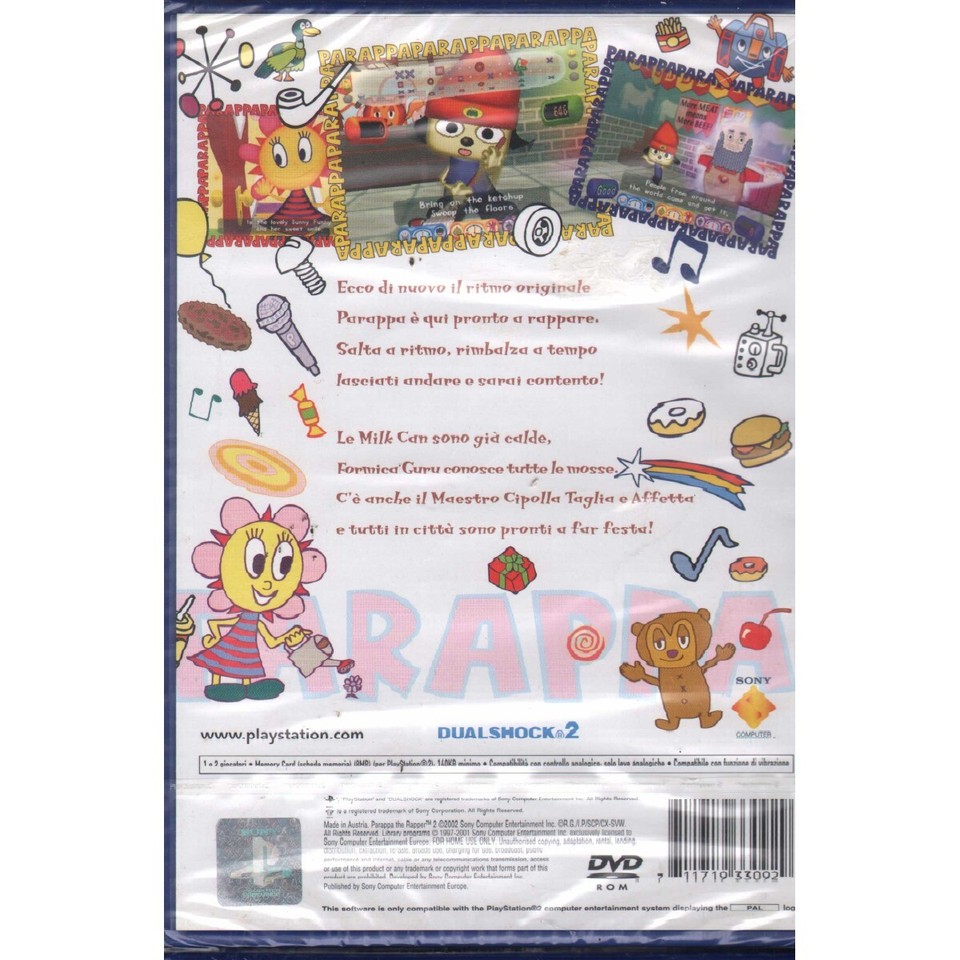 Parappa the Rapper 2 PLAYSTATION 2 PS2 Sealed 0711719330929 | eBay