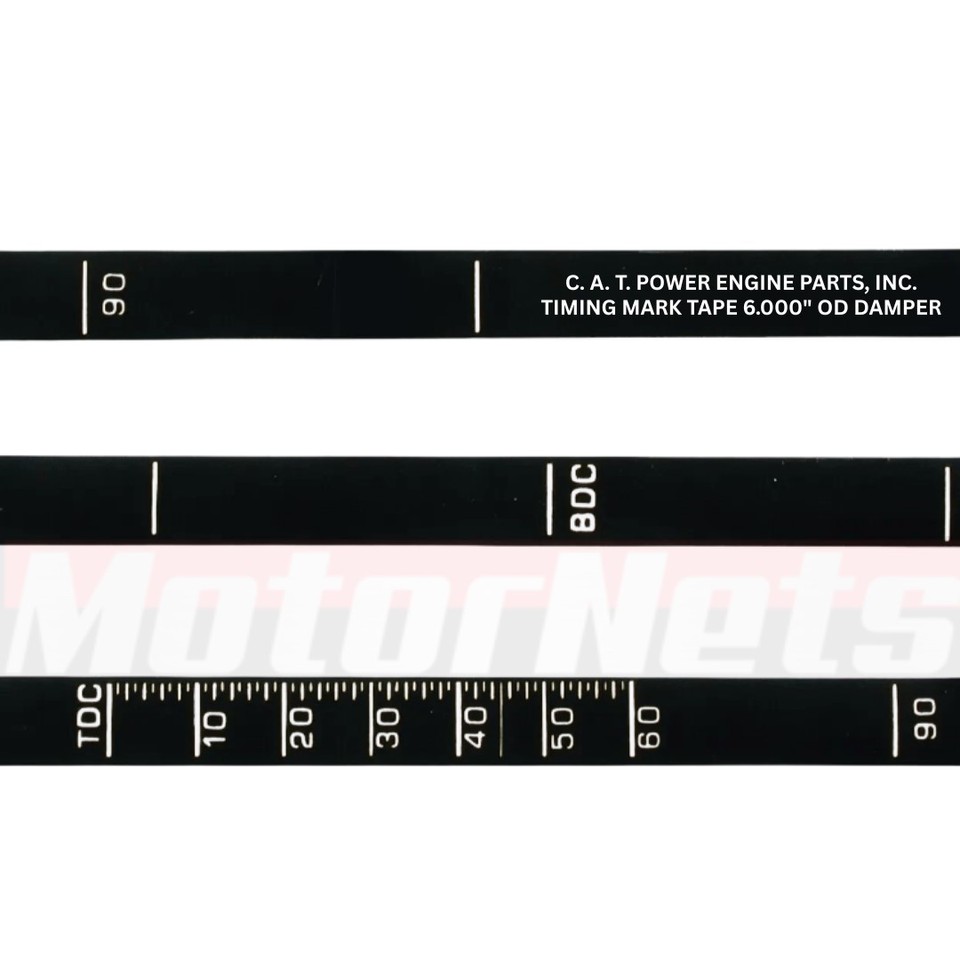 Timing Tape for Small Block Chevy SBC with 6.000" Dia. Balancer ...