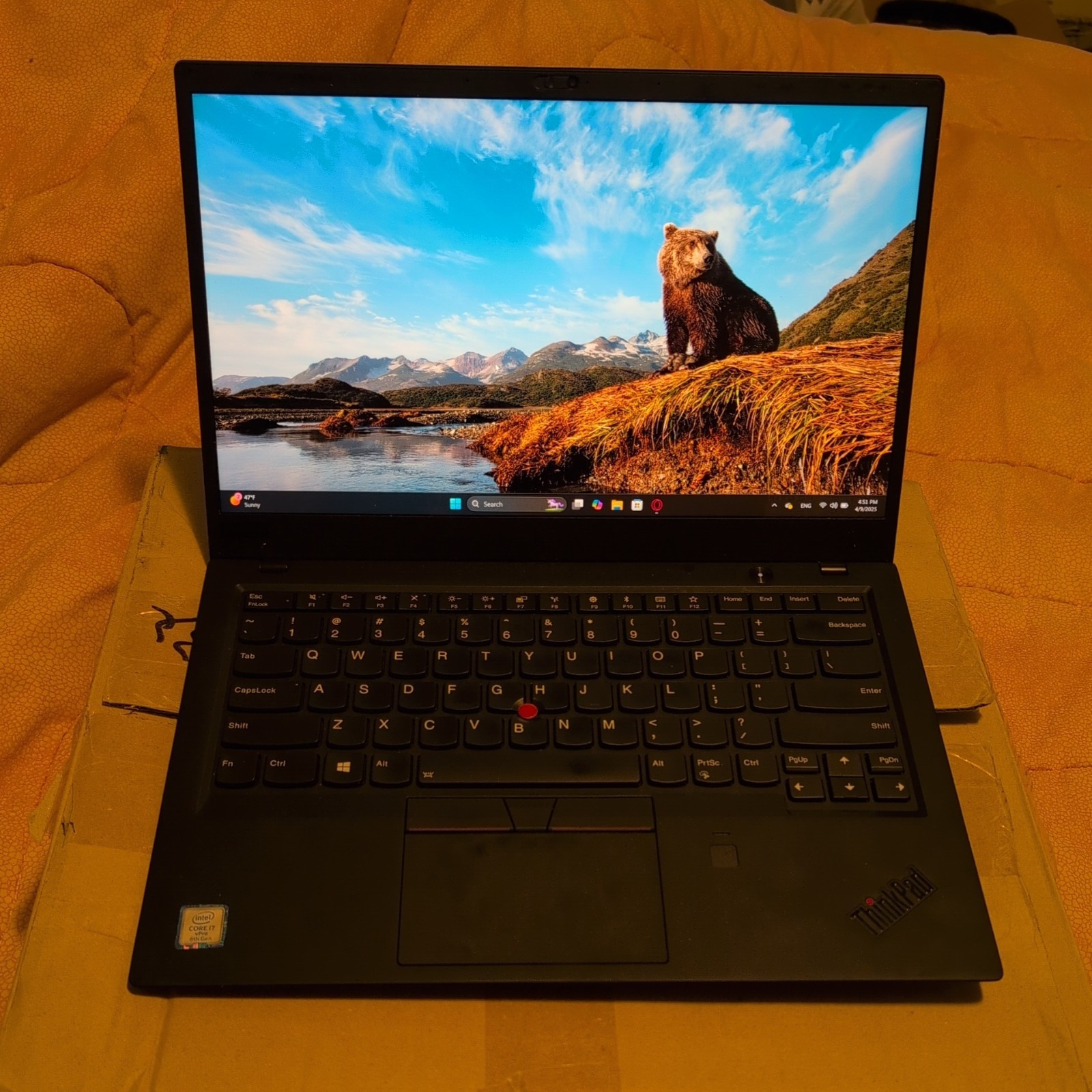 Lenovo Thinkpad X1 Carbon 6th Gen JVHFC1 14" i5-8250U 1.6GHz 8GB RAM ...