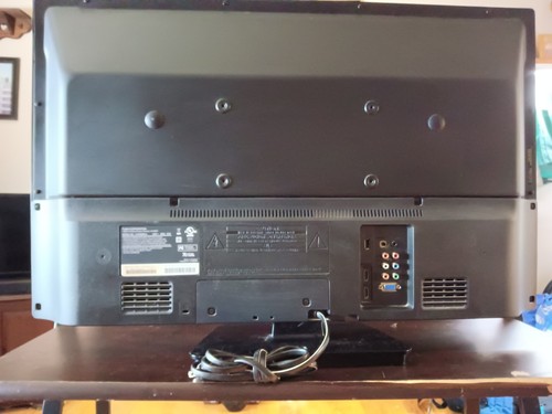 TV Emerson 32-Inch black LED HDTV Model LF320EM4A - 120V~, 60Hz, 50W ...