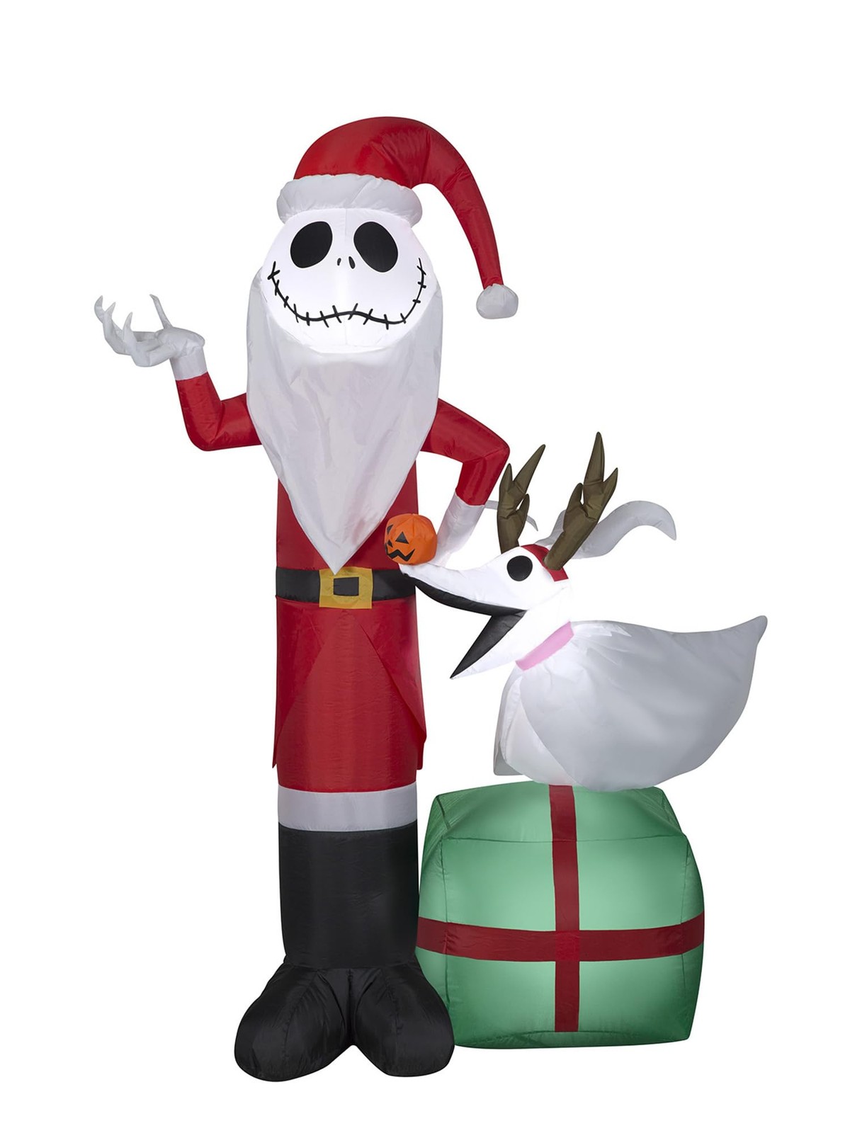 Jack Skellington & Zero Antlers Scene - Halloween Inflatable Decoration ...